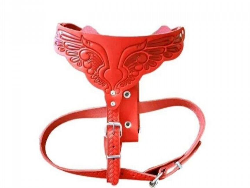 Шлейка кожаная для собак