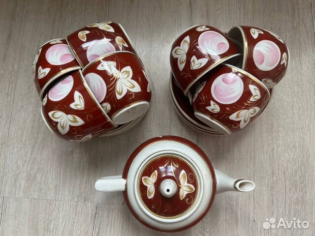 Чайный сервиз Вербилки СССР купить в Москве | Товары для дома и дачи ...