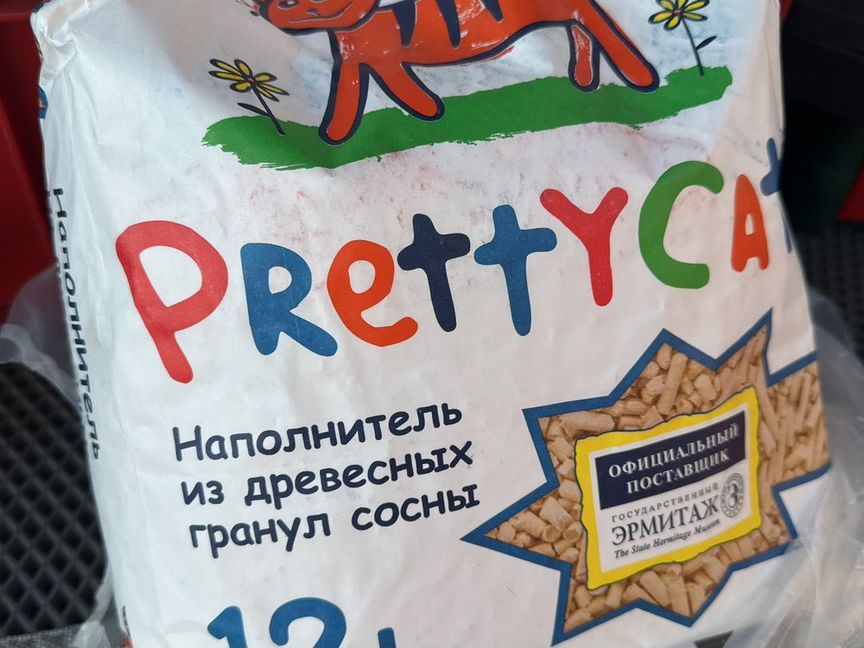 Наполнитель древесный Pretty Cat. Кошачий
