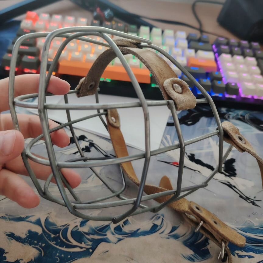 Намордник на большую собаку металлический