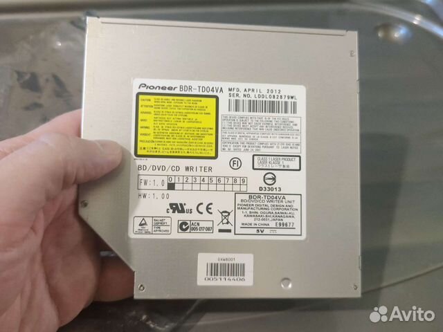 Blu-ray дисковод для ноутбука Pioneer купить в Санкт-Петербурге ...