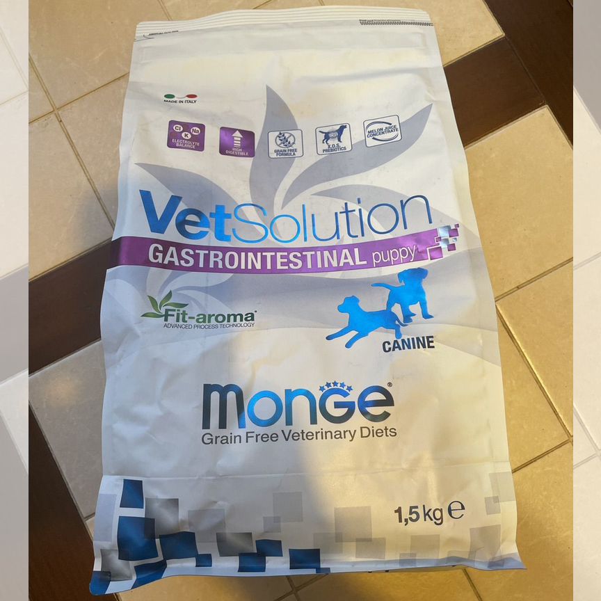 Ветеринарный корм для щенков 1,5 кг