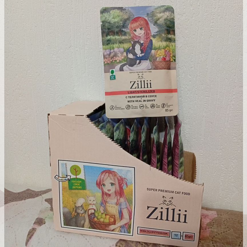 Корм для кошек zillii