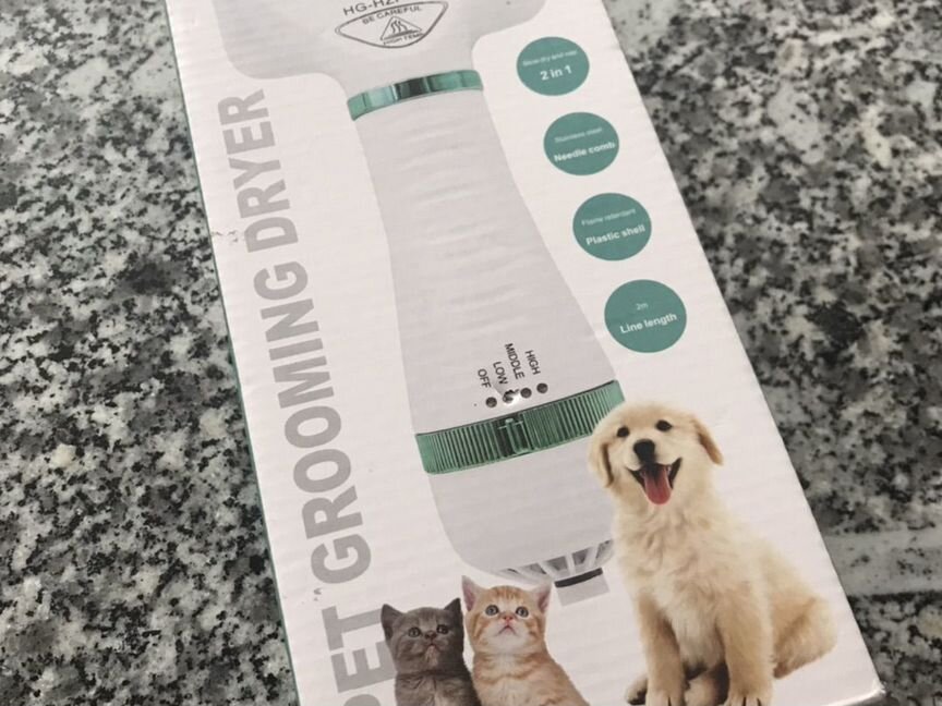 Фен-расчестка для собак и кошек