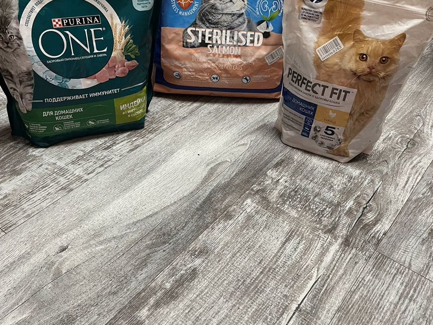 Корм для кошек purina one, pro plan, Brit