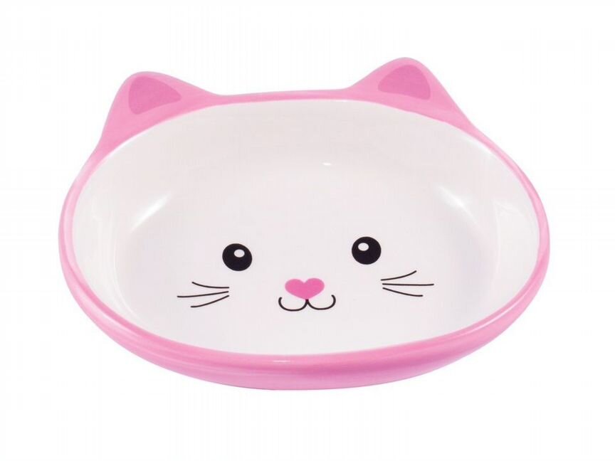 Mr.Kranch миска "Мордочка кошки" керамич