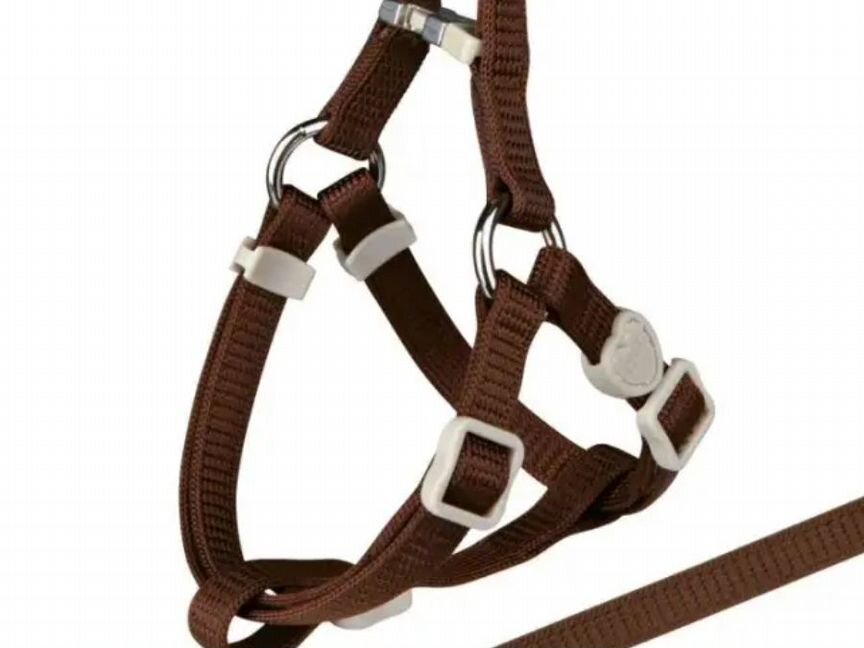 Шлейка trixie с поводком для кошки "Premium"