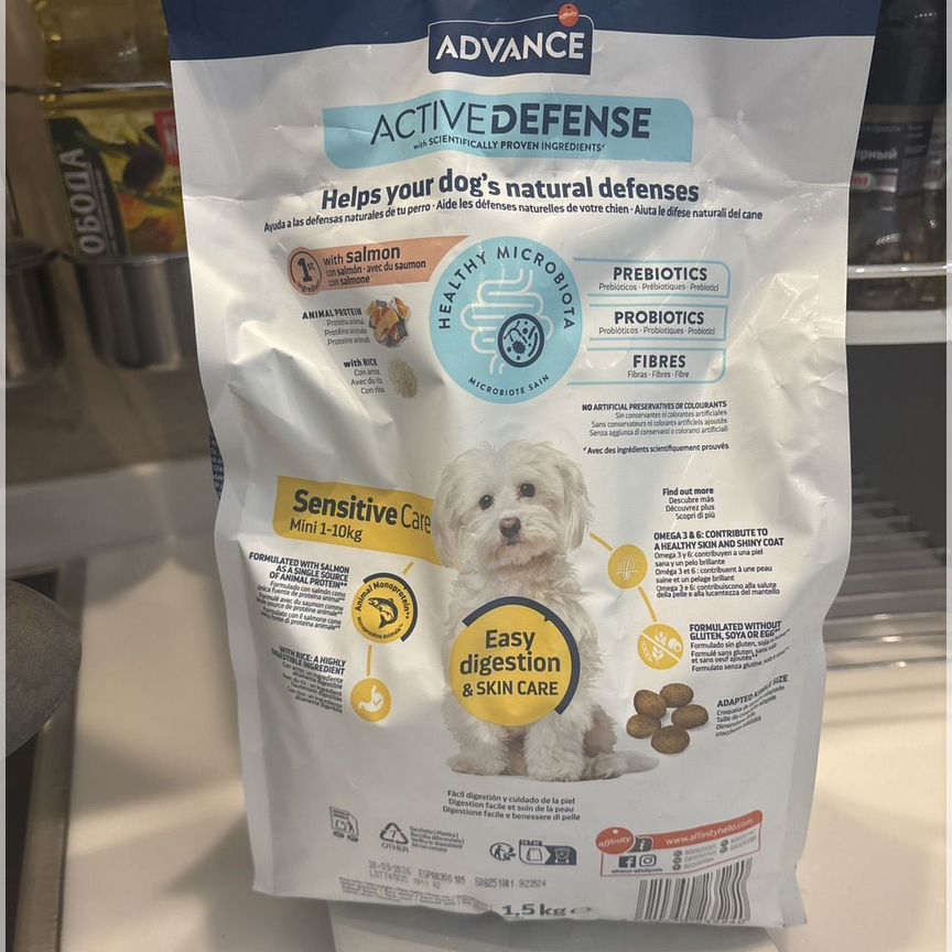 Корм advance для собак