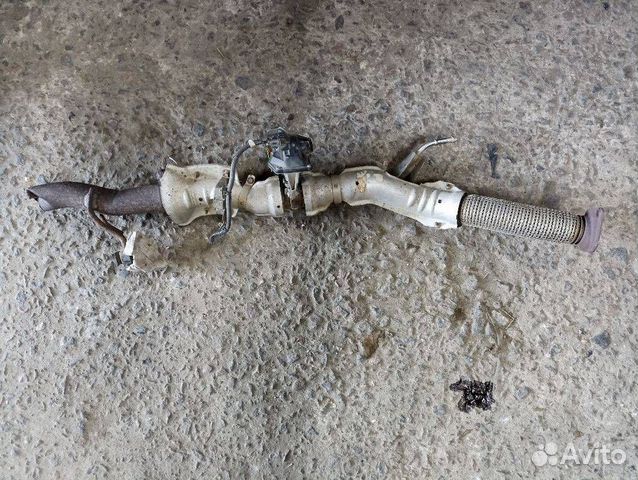 Труба приемная глушителя Nissan Qashqai рест. 2012 купить в Москве ...