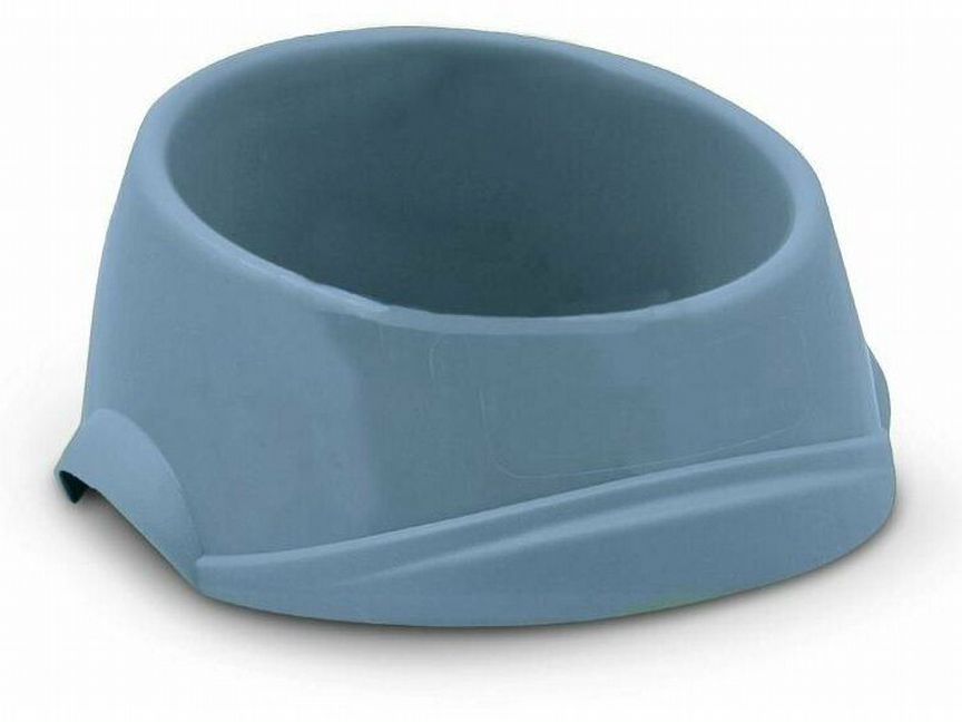 Миска пластик PetInn space bowl 300 мл синяя