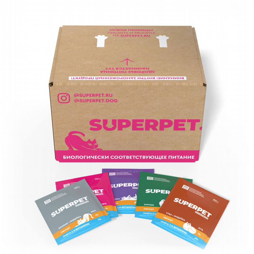Корм для кошек superpet