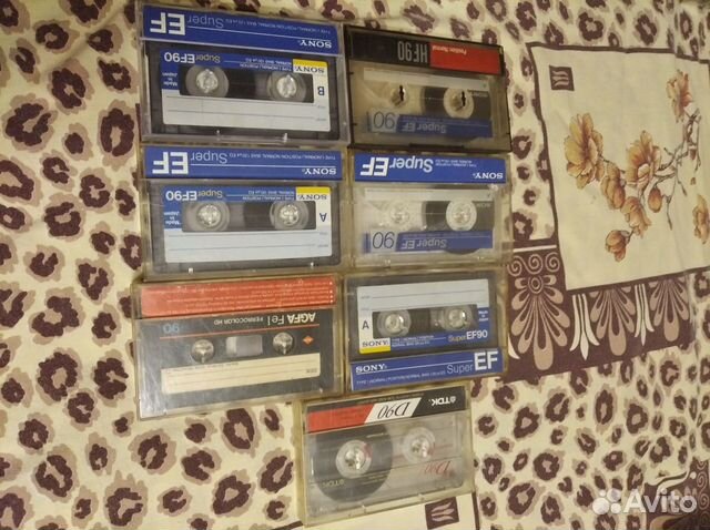 Sony Super EF90 Аудиокассеты одним лотом 11 шт купить в Москве ...