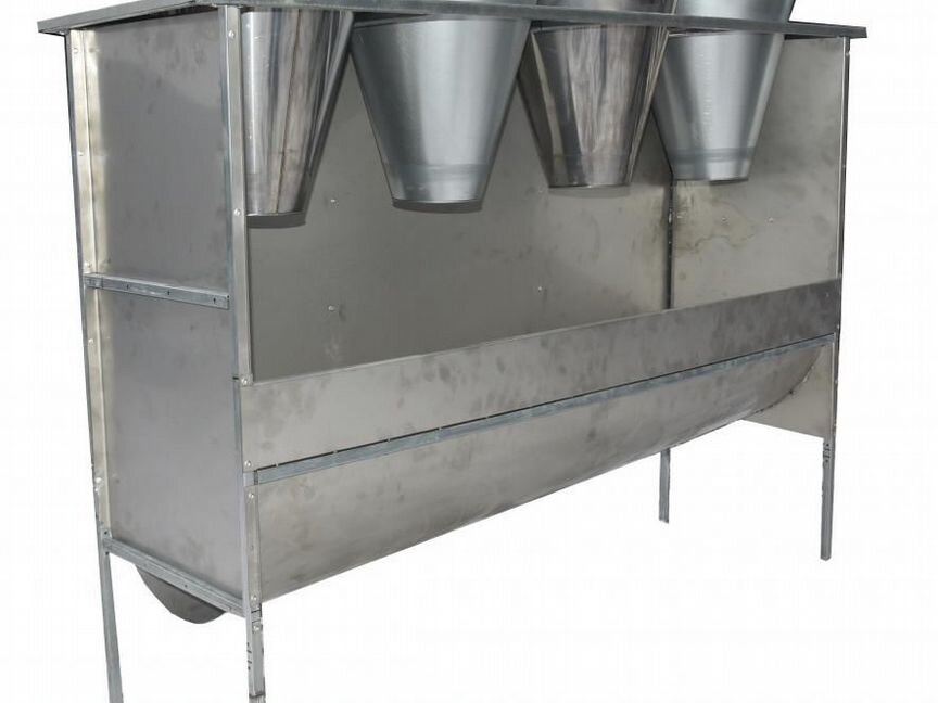 Стойка лоткового сбора для убоя птицы