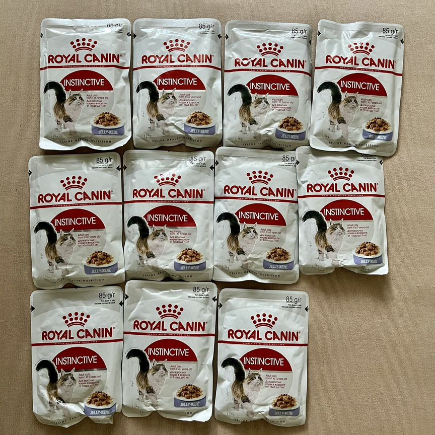 Корм для кошек royal canin 10 шт