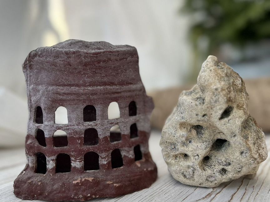 Декор для аквариума колизей+ каменный риф