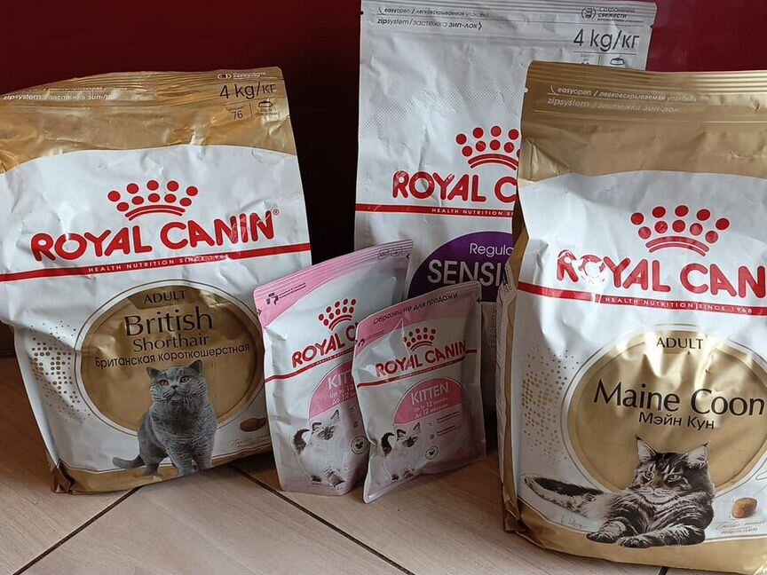 Корм для кошек Royal Canin, Hills, Sirius