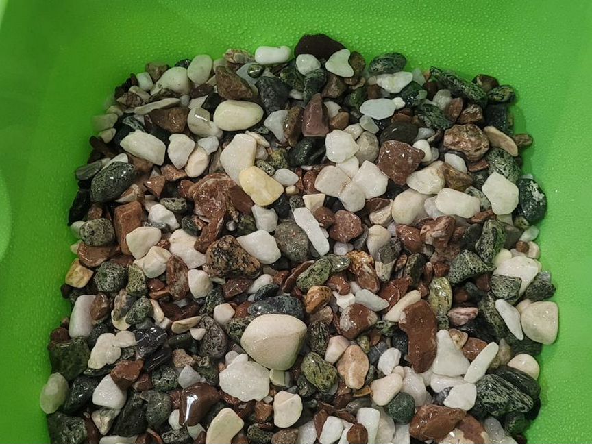 Грунт микс: змеевик, мраморная крошка