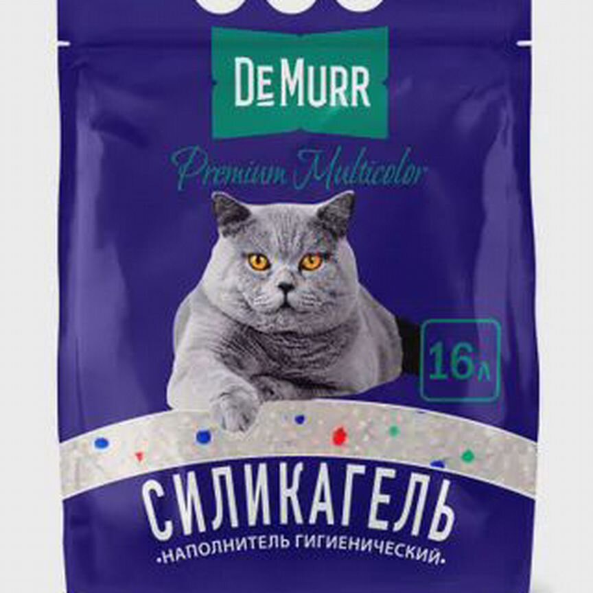 Силикагелевый наполнитель de murr 16 литров