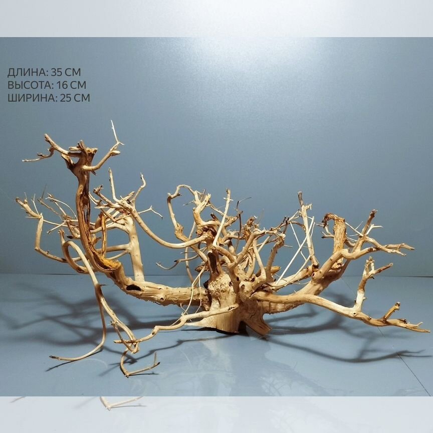 Изящная коряга-деревце для аквариума 5