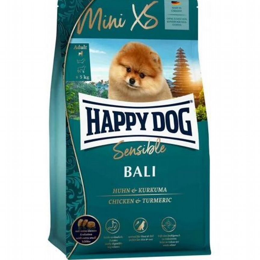 Сухой корм для собак Happy dog 1,3кг