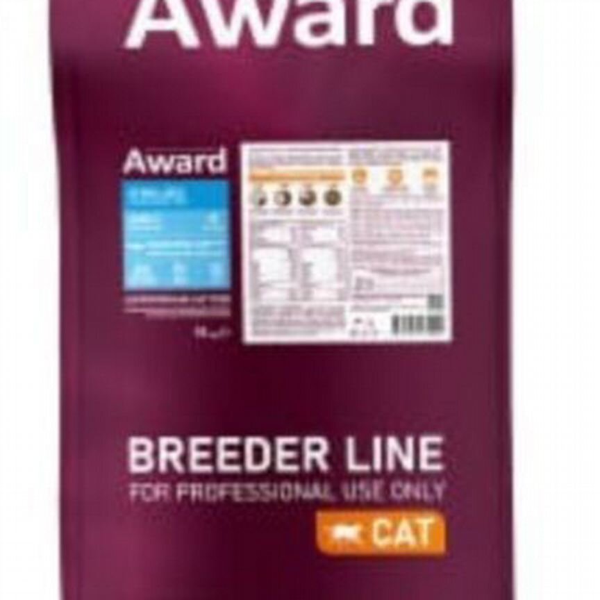 Сухой корм award PFB Sterilized
