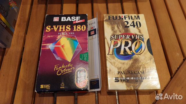 Видеокассета fuji Super VHS + BASF S-VHS купить в Москве | Электроника ...