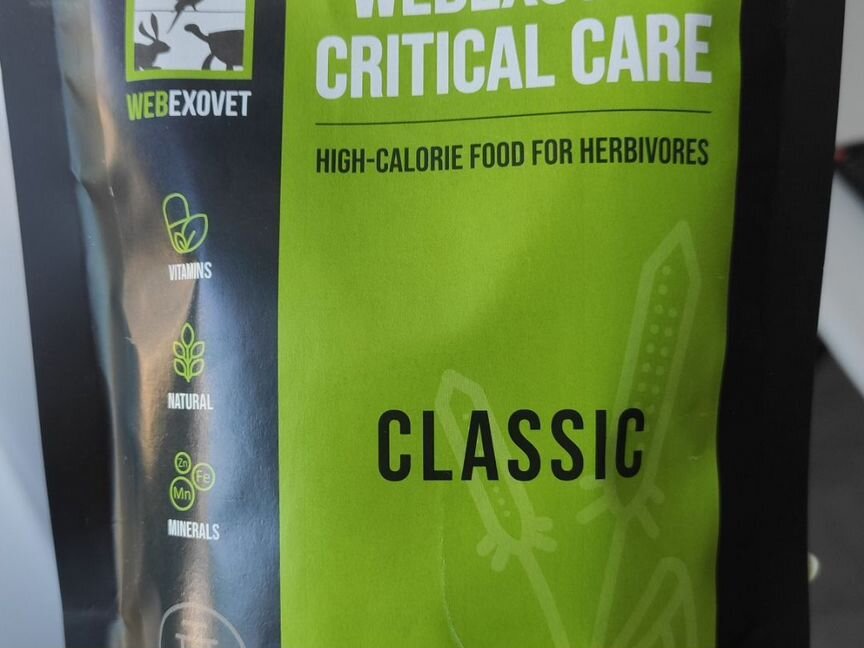 Корм Webexovet critical care