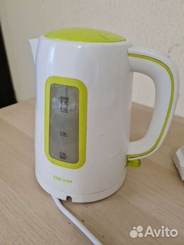 Электрочайник dexp FK-190 белый купить в Санкт-Петербурге | Товары для дома и дачи | Авито