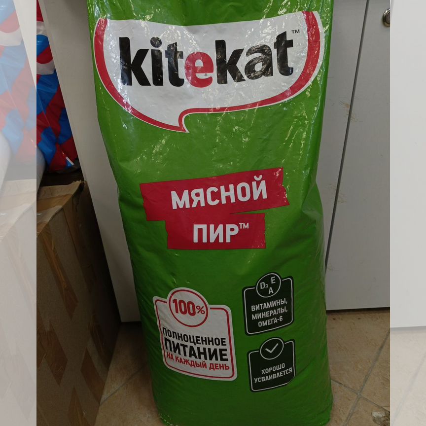 Kitekat для взрослых кошек «Мясной Пир», 15кг