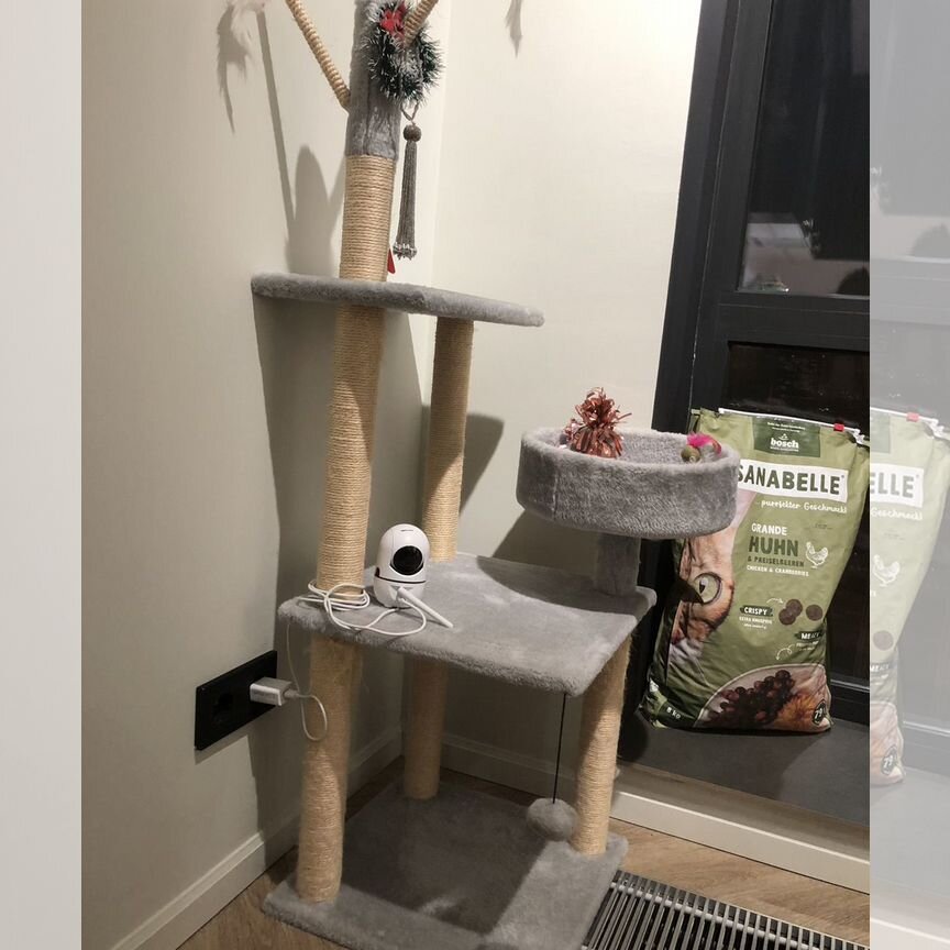 Когтеточка домик комплекс для кошек