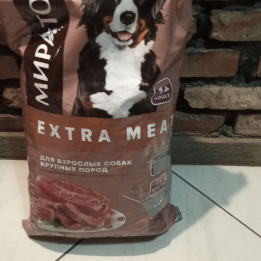 Корм для собак Мираторг Extra Meat 9.4кг