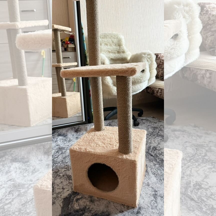 Когтеточка домик для кошки