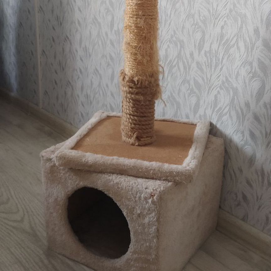 Когтеточка домик для кошки