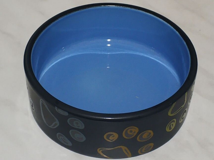 Миска для животных керамическая