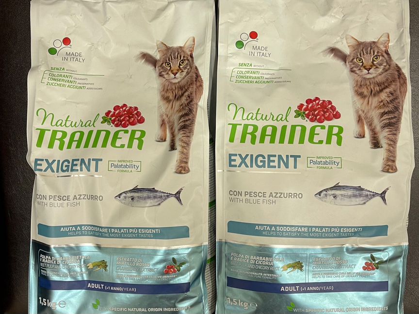 Корм сухой Trainer для кошек 1,5кг