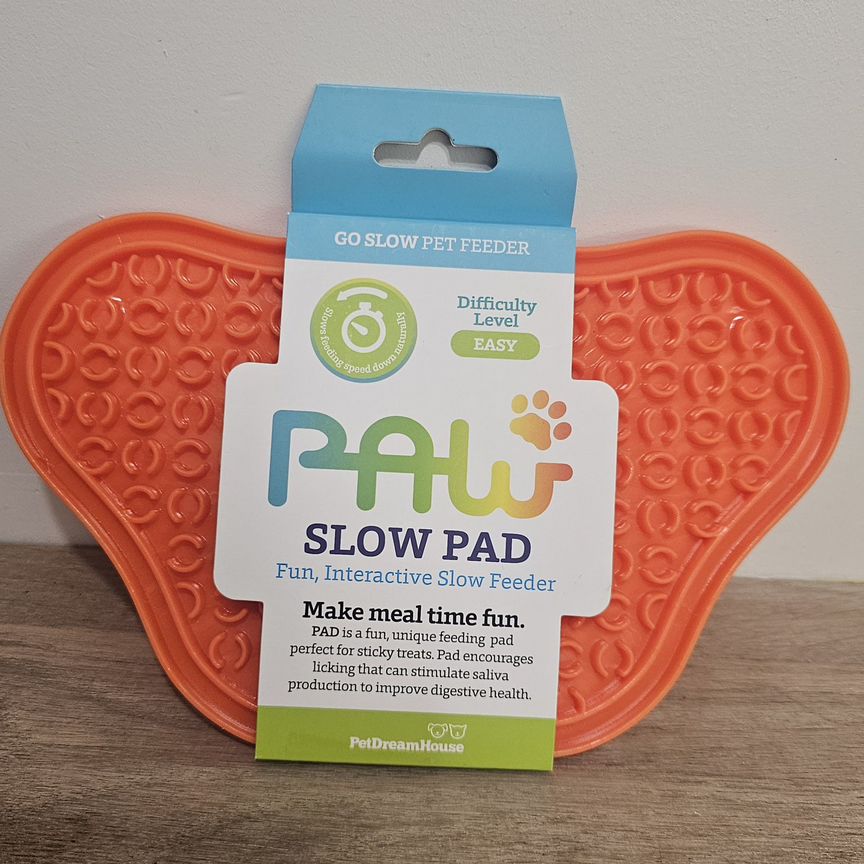 Лизательный коврик на присоcках Paw, новый