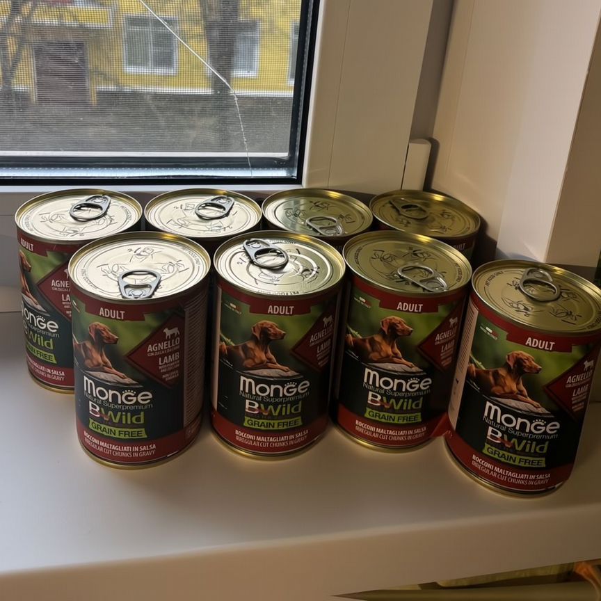 Влажный корм для собак Monge Bwild (ягнёнок)