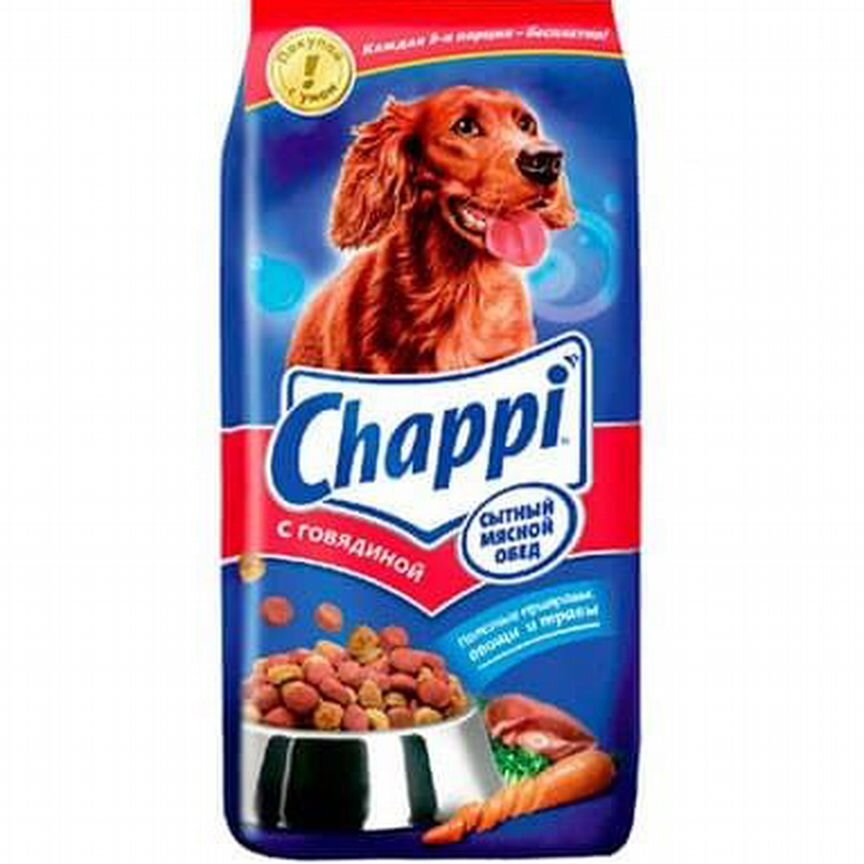Корм для собак chappi 15 кг