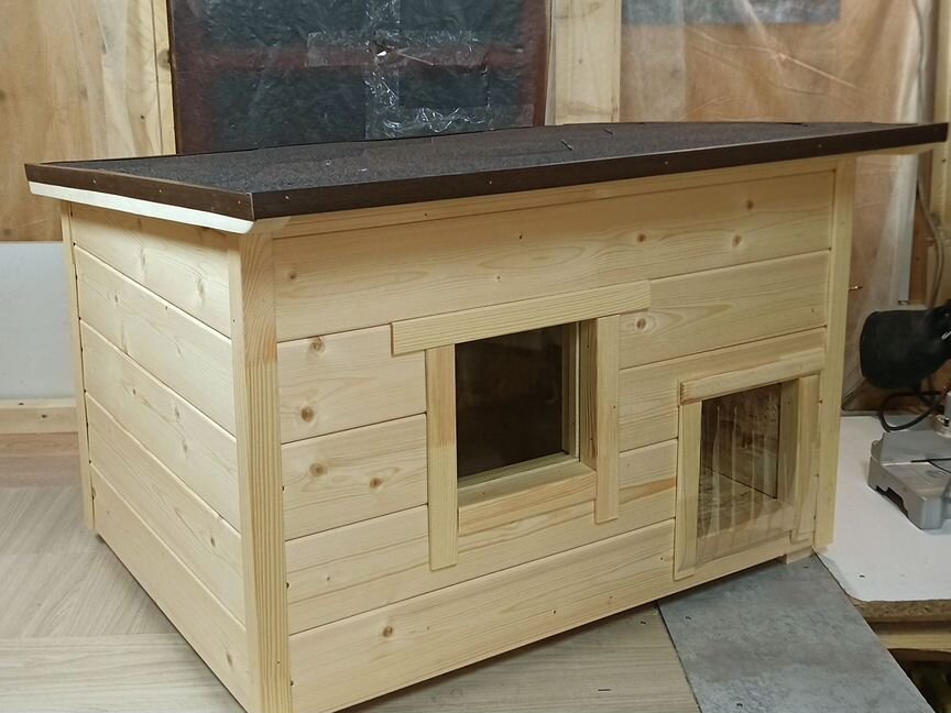 Домик для кошки утеплённый(уличный,будка)