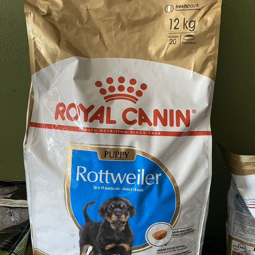 Корм для Щенков royal canin ротвейлер 12кг