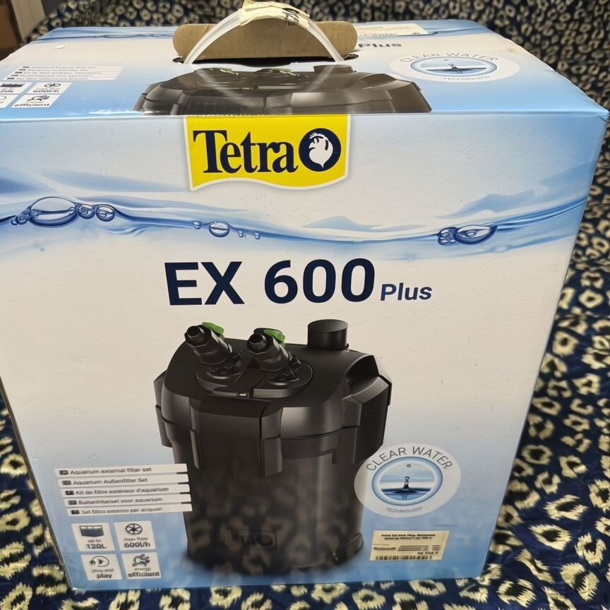 Tetra EX 600 Plus внешний фильтр для аквариума нов