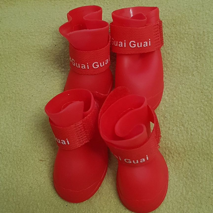 Сапожки для маленьких собак силиконовые 4,5 см