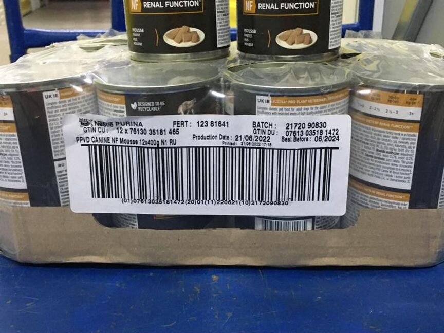 Консервы purina renal для собак