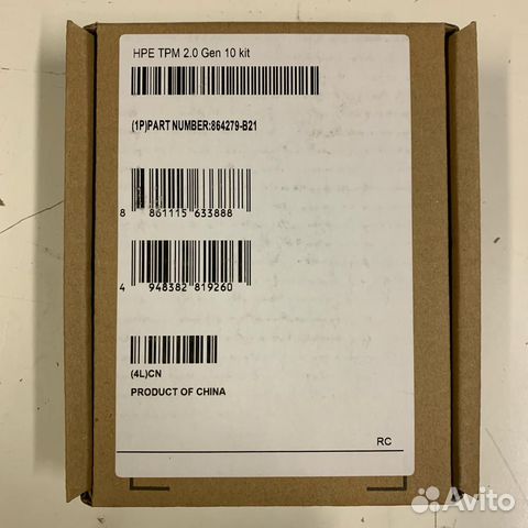 Модуль HPE TPM 2.0 Kit (для DL560/BL460c Gen10) купить в Санкт ...