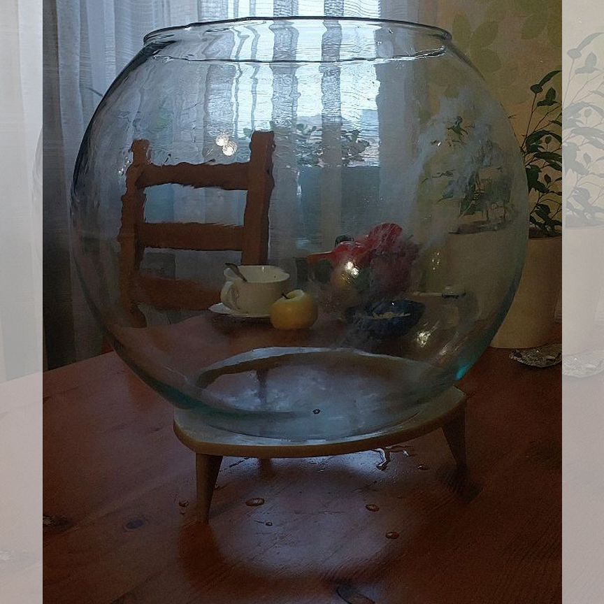 Аквариум круглый СССР