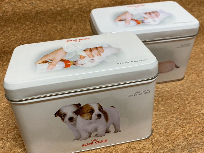 Жестяные банки для корма животных