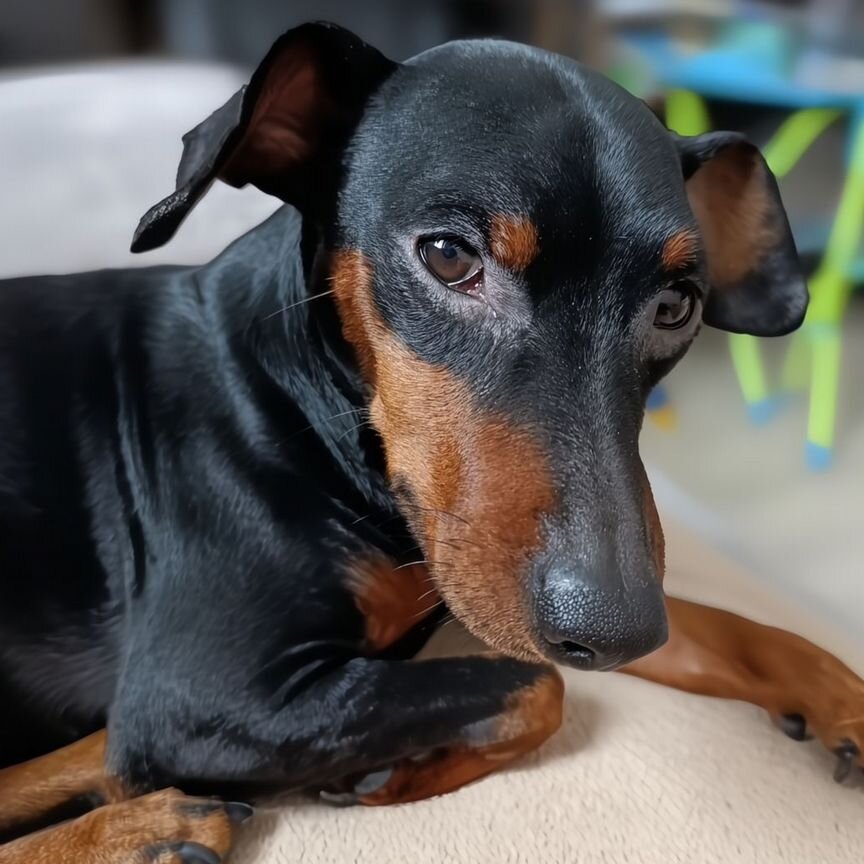 Цвергпинчер, взрослый пёс