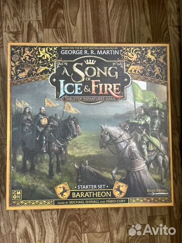 A song of ice and fire baratheon starter set купить в Новоалтайске по ...