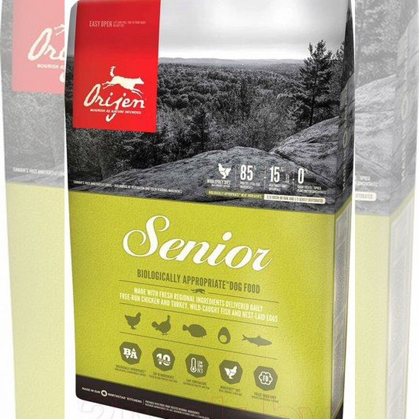 Orijen Senior Dog 11,4 кг доя пожилых собак