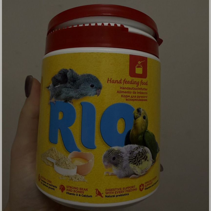 Корм для ручного вскармливания птенцов Rio